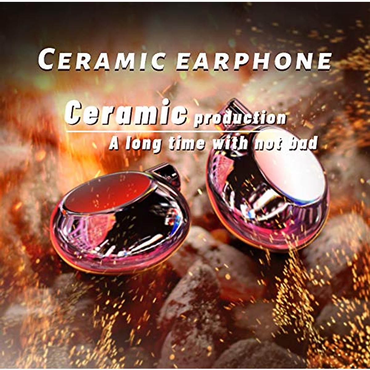 ESSONIO Earbuds Wired in-Ear Monitor Gaming Earbuds with Noise Cancelling Headphones with Microphone and Waterproof Sweat Resistant for Women Men Compatible with Android ISO (Type c)