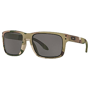 OAKLEY SI Holbrook Multicam with Prizm Gray Polarized Sunglasses (OO9102-I255)