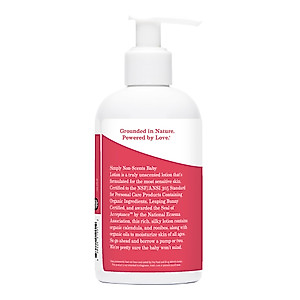 Earth Mama Simply Non-Scents Baby Lotion | Fragrance-free with Organic Calendula + Rooibos for Sensitive Skin, 8-Fluid Ounce