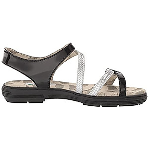 Greenleaf Women's Unity Sandal, Patent Black, 10