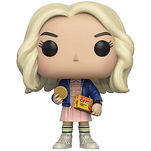 POP Eleven with Eggos: Funko x Stranger Things Vinyl Figure with Free Protector!