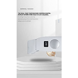 2022 upgraded cooling heating three-sided large-area Portable Air Conditioner Neck Fan heatstroke prevention camping holiday hanging It can also be used on vacation to cool the face, white