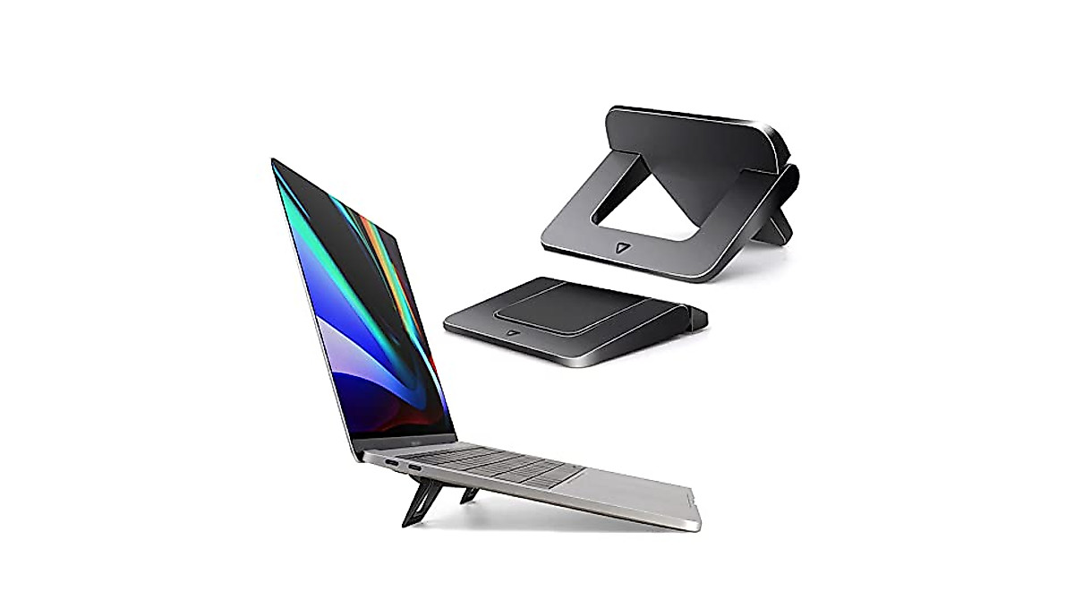 Portable Keyboard Riser for Ergonomic Comfort and Cooling