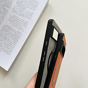 SKYLMW Designed for Google Pixel 7 Pro Case 5G (2022) [Compatible with Magsafe] - Plush Matte Finish and Full Body Protection Cover for Men Women Girls (6.7 Inch) Orange