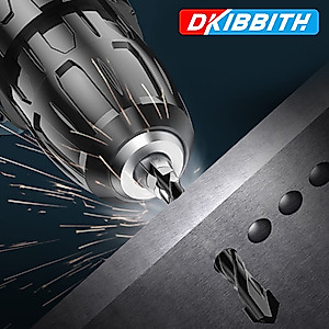 10-Piece Masonry Drill Bits Kit for Concrete, Stone, Carbide Drill Bit Set for Glass, Brick, Tile, Plastic, Ceramic and Wood Size 5/32 to 1/2 inch