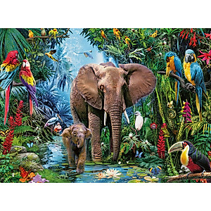 Ravensburger 12901 Safari Animals 150 Piece Puzzle for Kids - Every Piece is Unique, Pieces Fit Together Perfectly