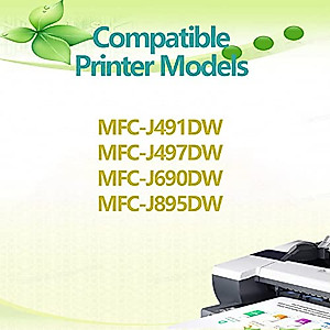3013XL Compatible Ink Cartridge Replacement for Brother MFC-J491DW MFC-J497DW MFC-J690DW MFC-J895DW Printer Set*4