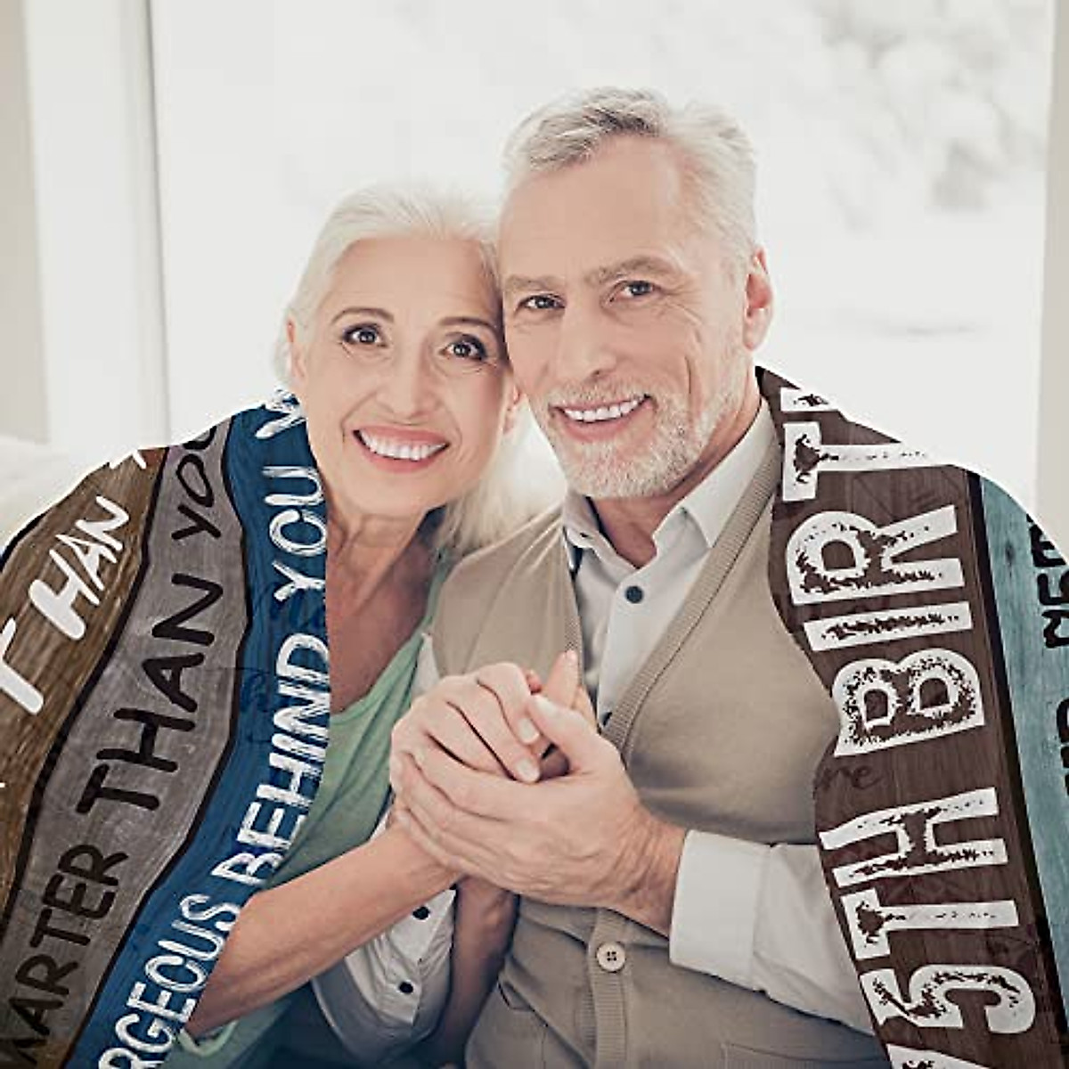 NAZZIUL 75th Birthday Gifts for Women/Men - 75th Birthday Gifts, 75 Year Old Blankets, Happy 75th Birthday Ideas for Mom Grandparents Throw Blanket 60"x50"