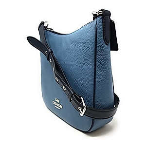 COACH Women's Ellie File Bag (Pebbled Leather - Indigo Multi)