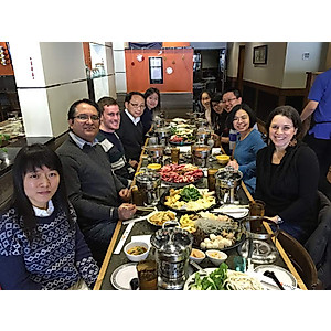 Shabu hot pot Stainless Steel Chafing Dishes hotpot single Mini cooking pot Cookware Non-Magnetic Burner with 2 spoons