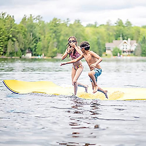 Oversized Floating Water Mat, 3 Layer 9'/12'/18' Lily Pad for Lake, Ocean, Beach, River, Pool, Lily Mat Floating Matt for Water Recreation and Relaxing