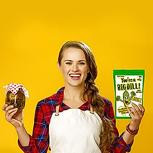 Big Dill Pickle Bath Soak - Fresh Dill Pickle Scent Bath Salts for Kids - Weird Spa Gift for Pickle Lovers, Funny Christmas Stocking Stuffers, Unisex Grab Bags, Easter Gift Baskets