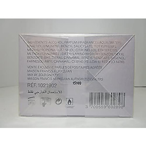 Maison Francis Kurkdjian Aqua Vitae Forte Edp Spray, 2.4 Ounce