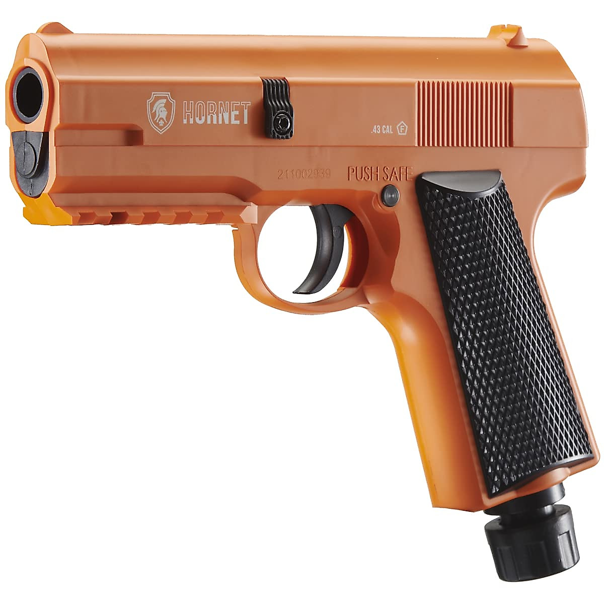 Lancer Self Defense Hornet 0.43 Cal Home Defense Launcher All in One Package-Less Lethal for Personal Defense (Color: Orange/Black)