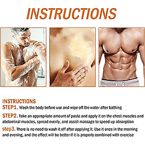 FIONEL Body Sculpting Cream, Male Enhancer,Full Body Muscle Enhancer Cream, Stomach Tightening Cream, Tightening Cream for Stomach and Thighs (3 pieces)