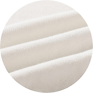 Baby Boys Girl Organic Cotton Sweater Tops Kids Fall Winter Knit Sweater Solid Color Outfit 1-5T (White, 18-24 Months)