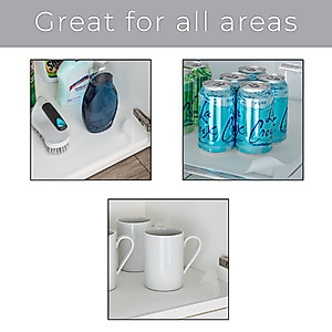 Smart Design Refrigerator or Undersink Liner - Odor Resistant - BPA Free - All Purpose, Shelf, Cabinet, Drawers and Flat Surfaces- Kitchen - 14 Inch x 120 Inch - Clear