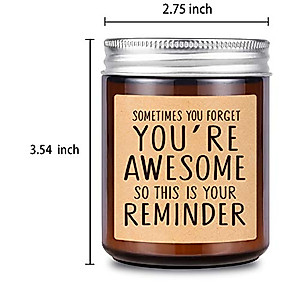 Lavender Scented Candles - Valentines Day Gifts for Women Mom Wife Her, Inspirational Gifts Relaxing Birthday Gifts for Friend Female, Girlfriend, Sister, Daughter, Coworker