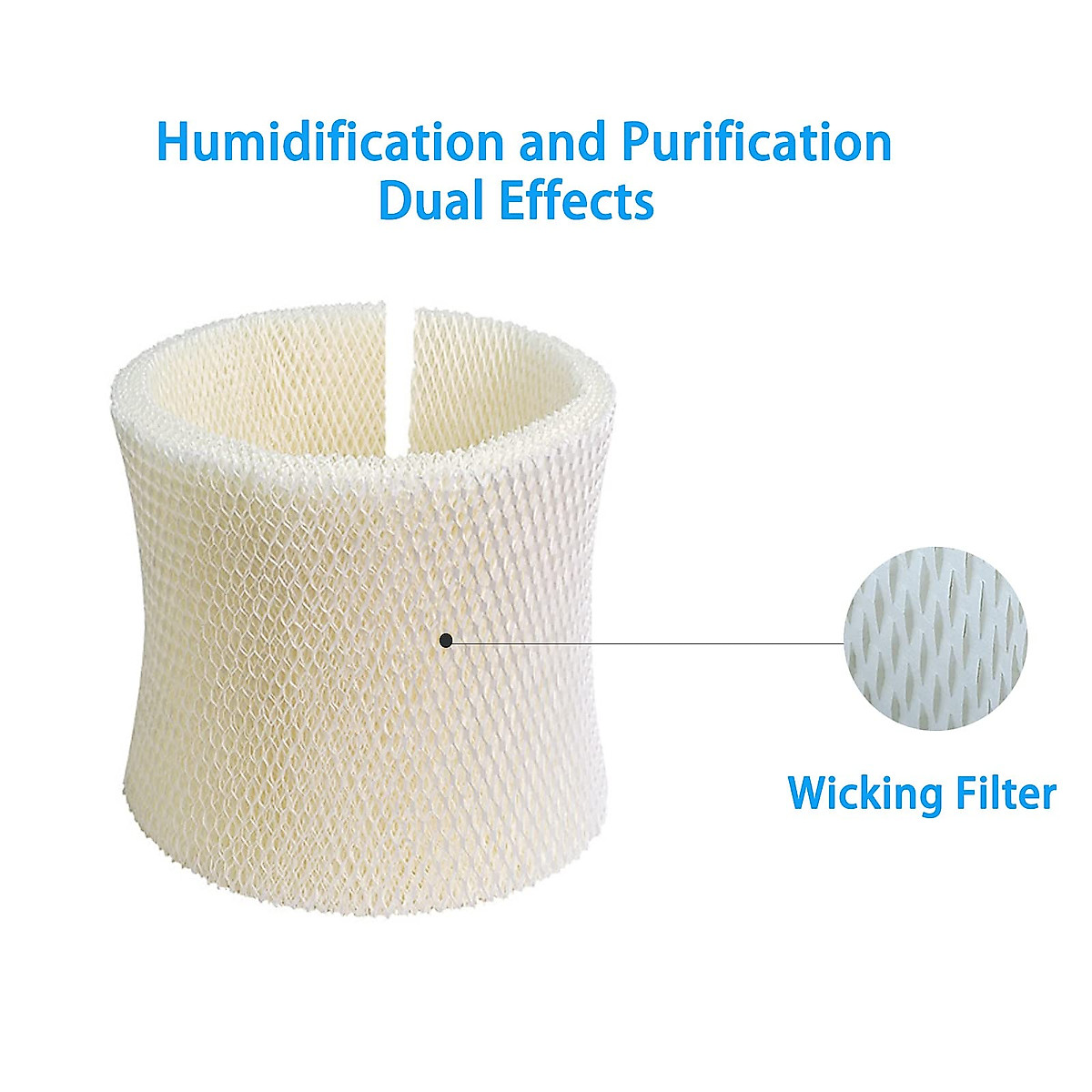 Bibolic MAF2 Replacement Humidifier Wicking Filter for Essick AIRCARE & Moist Air MA0800 MA0600 MA0601, Kenmore Part #15508, Noma Part# EF2 (2 Pack)