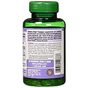 Puritans Pride Aloe Vera Extract 25mg (5000mg equivalent) Softgels, 200 Count (Packaging may vary)