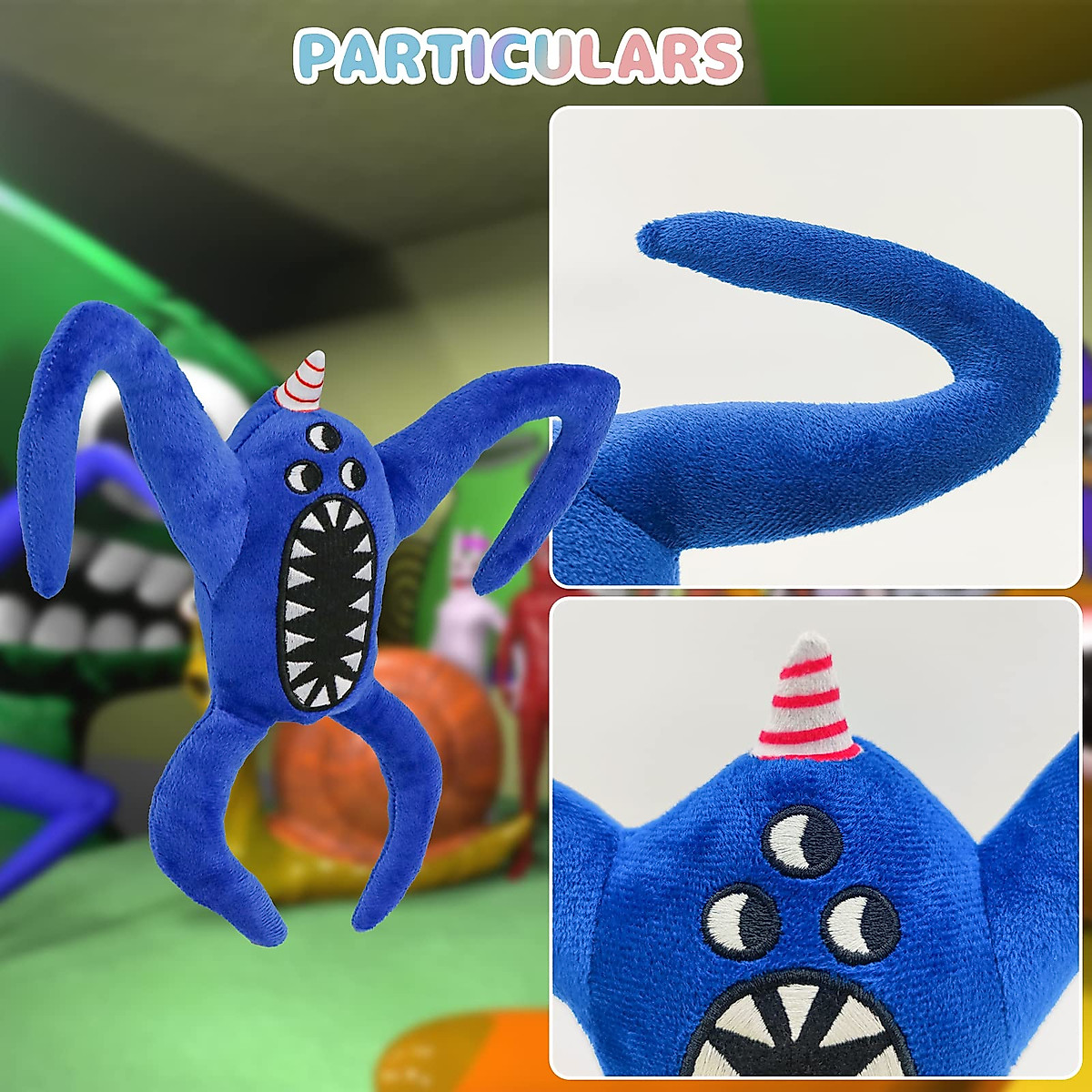 Lesome The Amazing Digital Circus Plush,Pomni Plush Jax Plush Toy Gift, Fun and Whimsical Stuffed Figure Doll for Kids Adults,Birthday Christmas Choice (Blue)