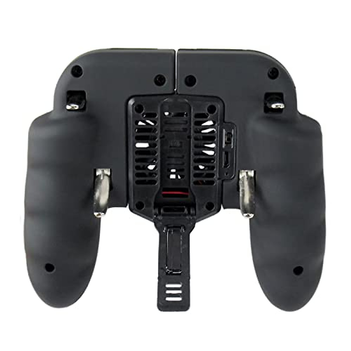 Mobile Game Controller with Cooling Fan/Phone Holder, Phone Gamepad For Tomoda L1R1 Mobile Triggers For 4.7”-6.5” iOS Android Phones