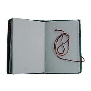 Rastogi Handicrafts Lokta Handmade Paper Journal Diary Note Book Planner Diary Pink Om Chakra Spiritual SIZE - 6x4 INCH