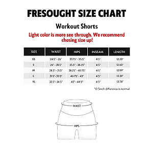 FRESOUGHT Womens Workout Shorts High Waisted 5 Inch Athletic Gym Yoga Shorts Hot Pink L