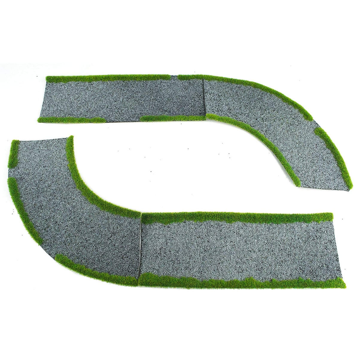 War World Gaming Road Straight and Curved Sections – 28mm Wargaming Scenery Terrain Model Diorama