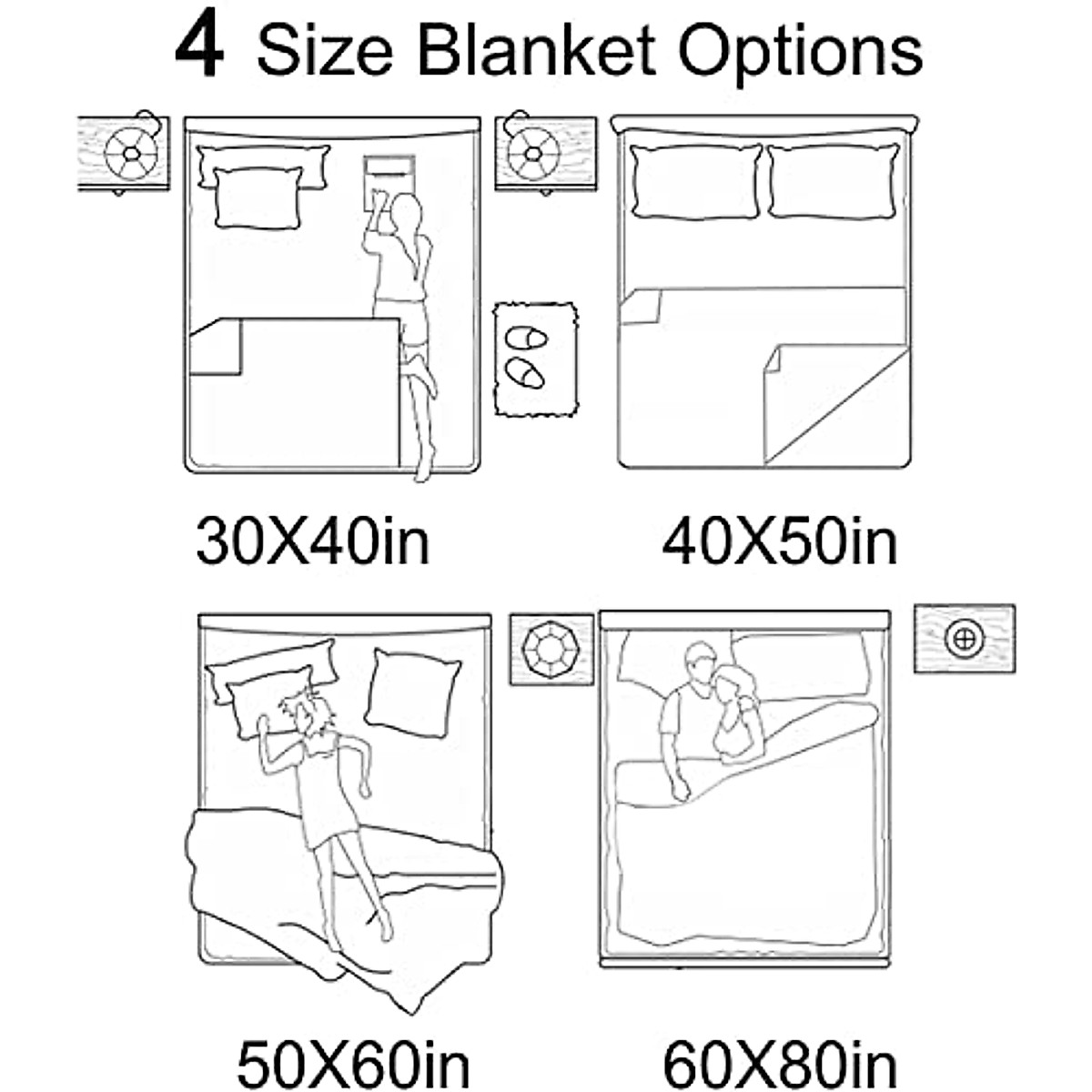 SIMIEEK Custom Blanket Personalized with Name Text, Customized Flannel Throws Blankets for Baby Adults Kids Birthday Valentines Day Gift, 30x40 Inches Inches, Mint Green