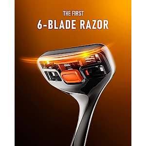 SUPRENT Razor Blades, Manual Razor Refills, 2x3 Matrix Arrangement with Patent Certification - 4 Blade Refills