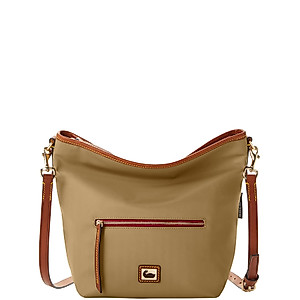 Dooney & Bourke Handbag, Small Hobo Crossbody - Taupe