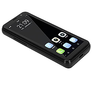 Kufoo Compact 3.5 Inch 3GB 32GB 4G Mobile Phone with Unlocked Charging Cable for Students (Black)