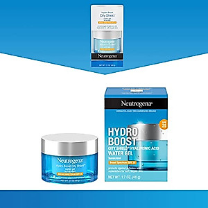 Neutrogena Hydro Boost Face Moisturizer with SPF 25, Hydrating Facial Sunscreen, Oil-Free and Non-Comedogenic Water Gel Face Lotion 1.7 oz