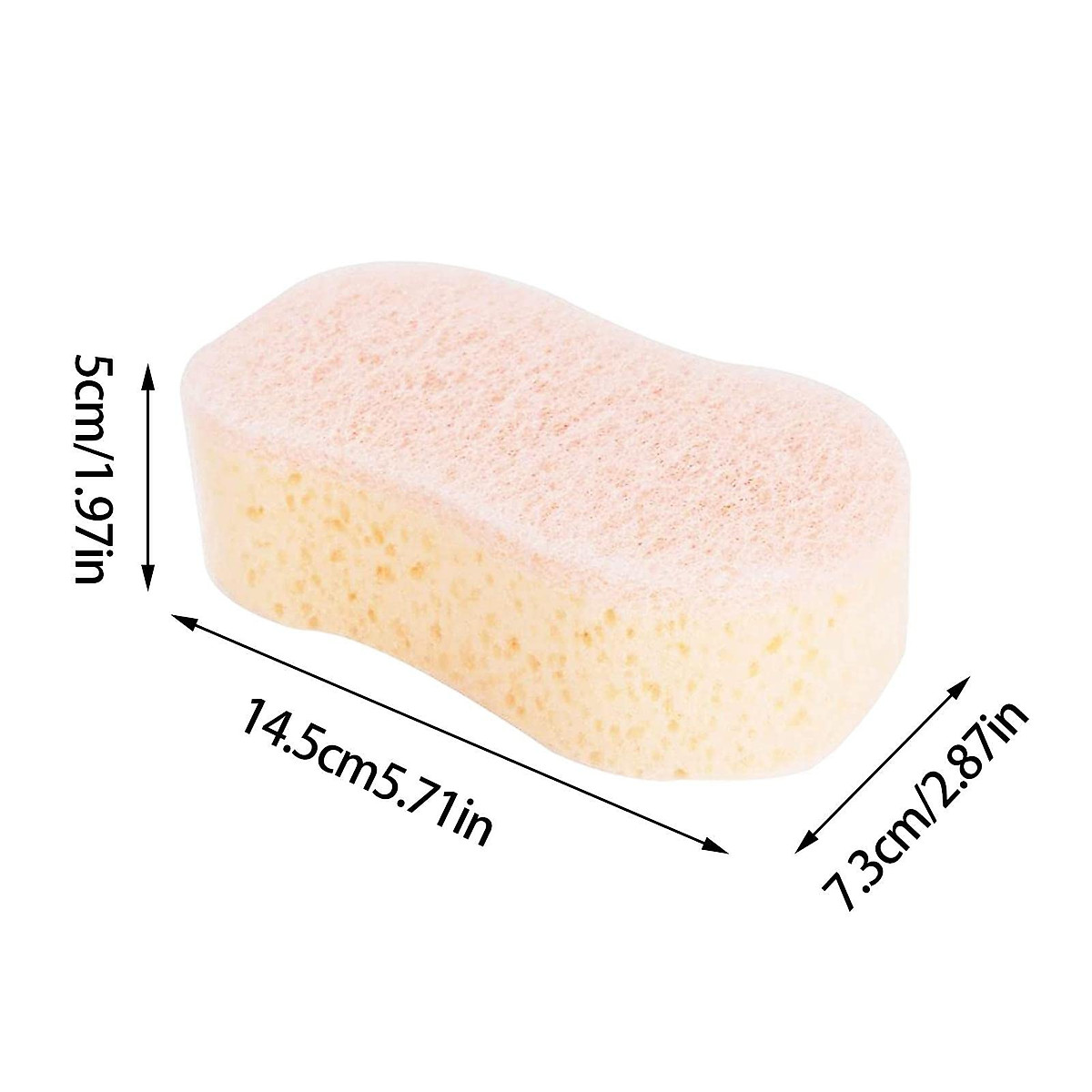 Body Sponges for Shower,Reusable Buff Puff Style Aromatherapy Loofah Body Sponge | Exfoliate Sponges Scrub Dead Skin Remover Sponge for Adult Baby Pingfen