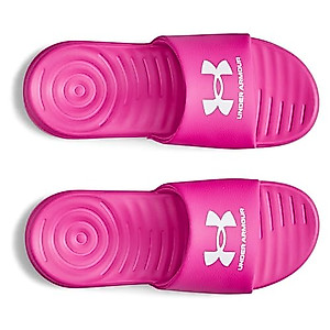 Under Armour Girls' Ansa Fixed Strap, (602) Rebel Pink/Rebel Pink/White, 13K, US