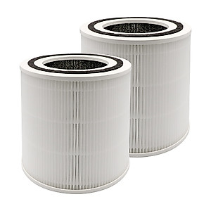 Flintar 2-Pack of AP005 H13 True HEPA Replacement Filter, Compatible with TaoTronics TT-AP005 Air Purifier, 3-in-1 Pre-Filter, H13 Grade True HEPA and Activated Carbon Filter Set