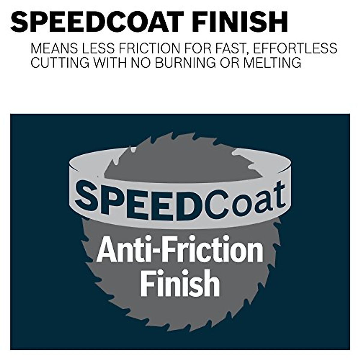 BOSCH DCB618 6-1/2 In. 18 Tooth Daredevil Portable Saw Blade Corded/Cordless Fast Cut, Blue