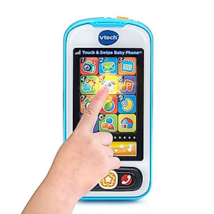 VTech Touch and Swipe Baby Phone, Blue