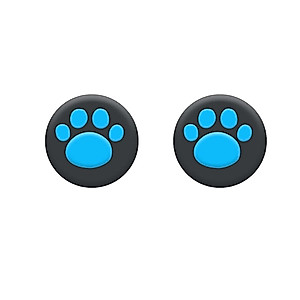 2PCS Cute Cat Paw Claw Analog Thumb Stick Grips Joystick Cover Cap for PS5 PS4 Pro PS3 Controller Thumbstick Cap for Xbox 360 Xbox One Slim X Elite Switch Pro Controller (Pack 5)