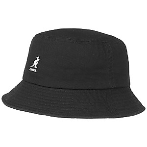 Kangol Washed Bucket Hat - Black/XL Black, X-Large