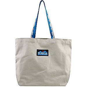KAVU Typical Tote Classic Shoulder Strap Canvas Market Bag - Natural