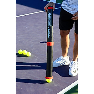 GAMMA Pickleball Ball Tube, Holds 12 Balls, Pickleball Equipment, Pickleball Court Acessories, Pickleball Ball Retriever, Indoor and Outdoor Balls, Easy & Compact