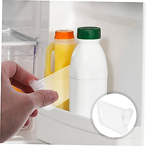 CHILDWEET 40Pcs Transparent Plastic Freezer Dividers Convenient Household Fridge Separators for Organized Storage Kitchen Pantry and Refrigerator
