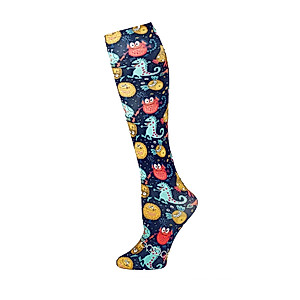 Hocsocx Monsters Socks Performance Liner Moisture-Wicking Protection for Field Hockey, Ice Hockey, and Soccer