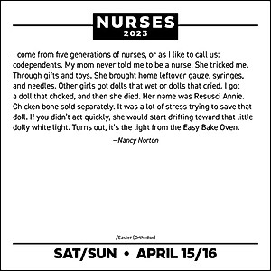 Nurses 2023 Day-to-Day Calendar: Jokes, Quotes, and Anecdotes