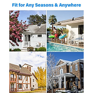 Upgraded Solar Panel Charging Compatible with Pro 5S, Arlo Pro 4, Pro 3, Pro 3 Floodlight, Ultra 2, Ultra, 4W Solar Panel with 9.8ft Charging Cable, IP65 Waterproof, Includes Secure Wall Mount, 2 Pack