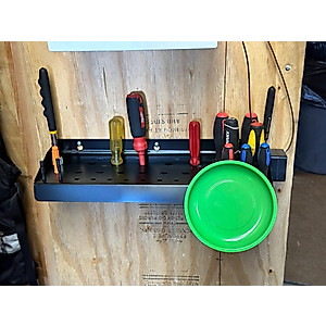 ANISUN Screwdriver Holder Wall Mount Screwdriver Organizer for Workshop, Shed, Garage, Home Screwdriver Rack Stores up to 32 Screwdrivers