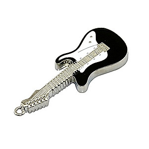 32GB USB 2.0 Flash Drive Metal Music Guitar Shaped Pen Drive Memory Stick Thumb Drive