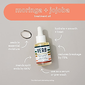 VERB Moringa + Jojoba Treatment Oil, 1 fl oz